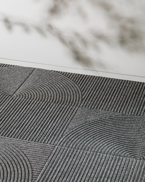 Heymat Zen Entry Mat Tiles | Grey