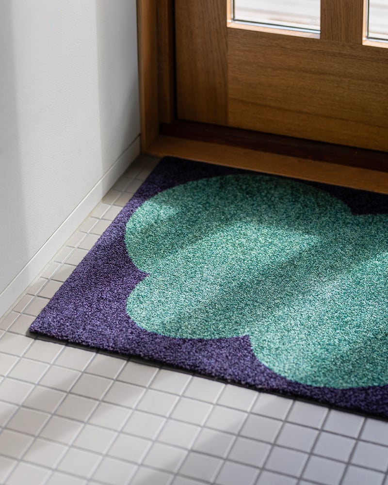 Heymat X Sight Unseen Front Doormat for Indoor Entry | Teal